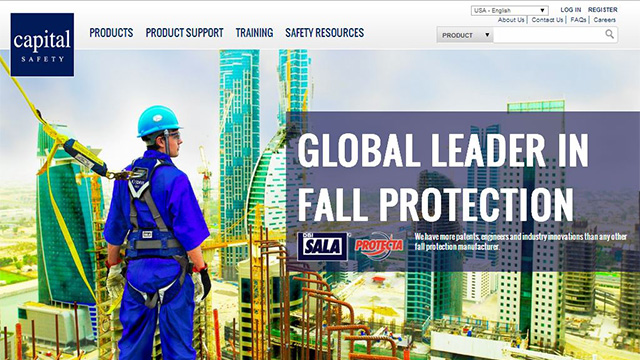 Capital Safety launches new website