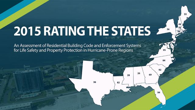 New IBHS report rates building codes in 18 coastal states