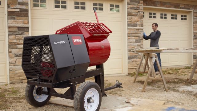 New Toro mortar mixers