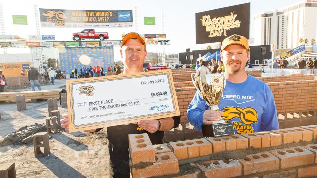 SPEC MIX BRICKLAYER 500® Celebrates 15th Anniversary
