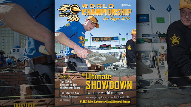 The 2016 SPEC MIX BRICKLAYER 500® Digital Magazine is out!